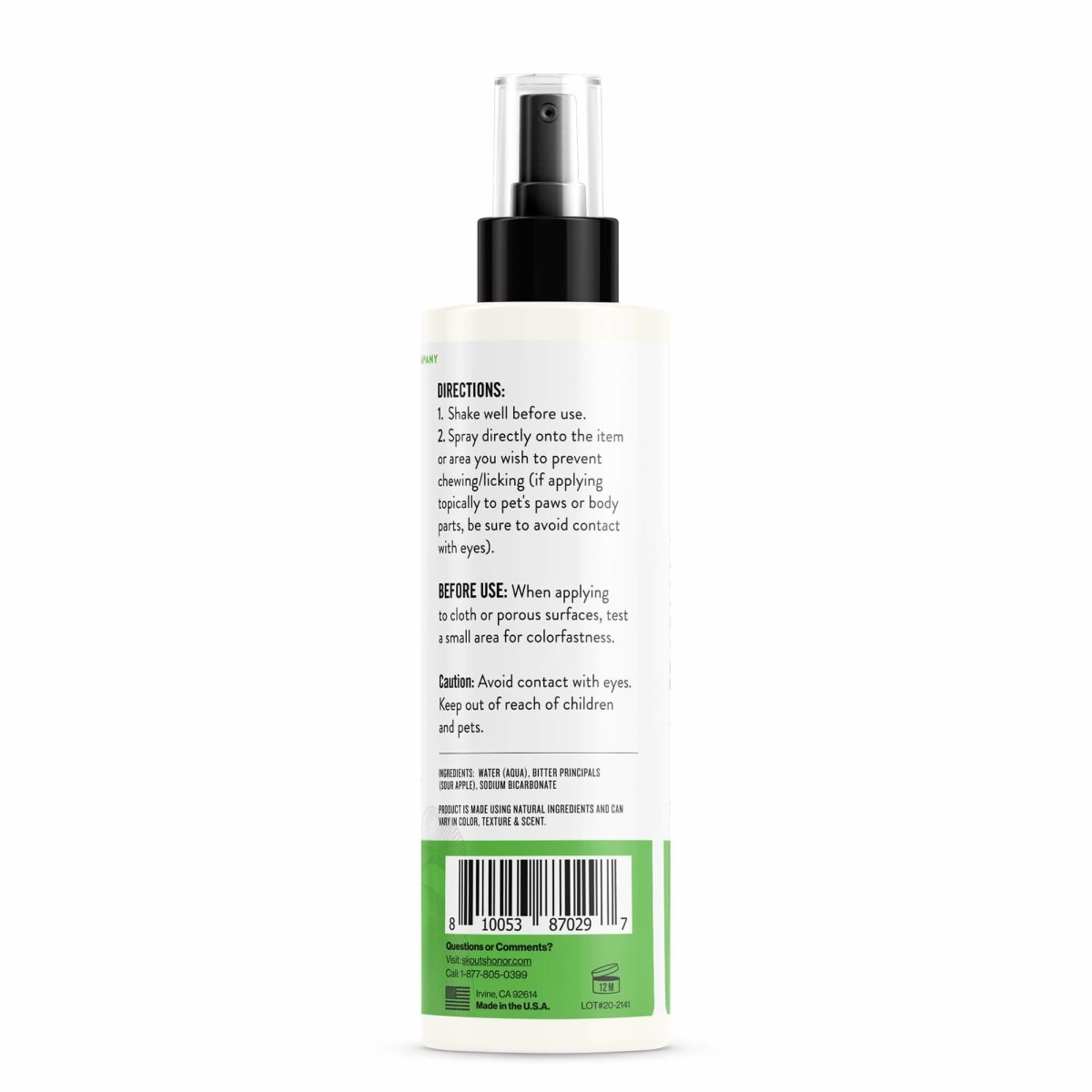 Skout's Honor Super Sour! Anti Chew Spray 8oz – Houston Raw Pet Food